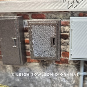 Electric Gas Wall Boxes for Diorama Dollshouse 1/12 - Etsy