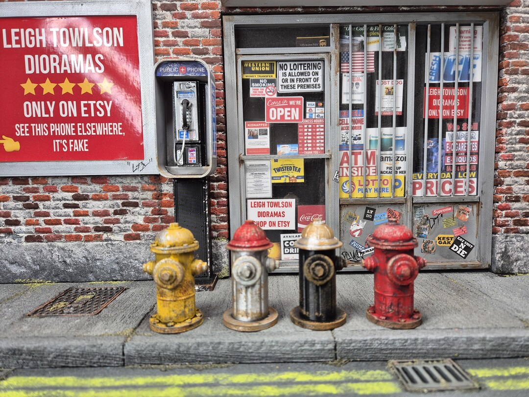 Miniature American Fire Hydrant 1:12 Scale - Etsy