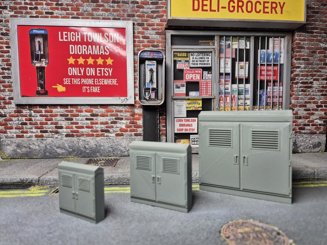 Electric Power Junction Box for Dioramas - Various Scales - Etsy