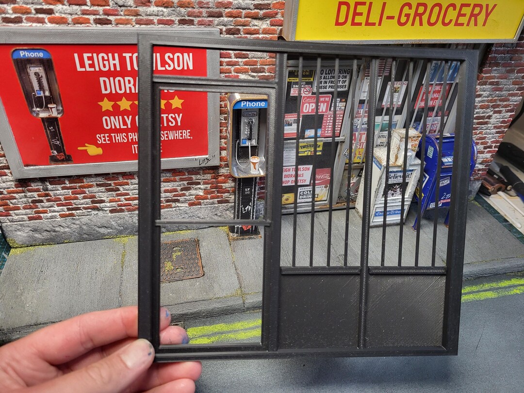 Shop Front Frame for Diorama - Etsy