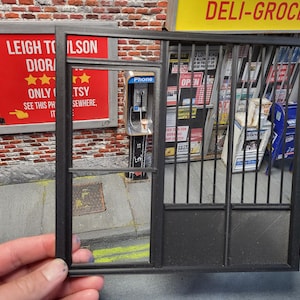 Shop Front Frame for Diorama - Etsy
