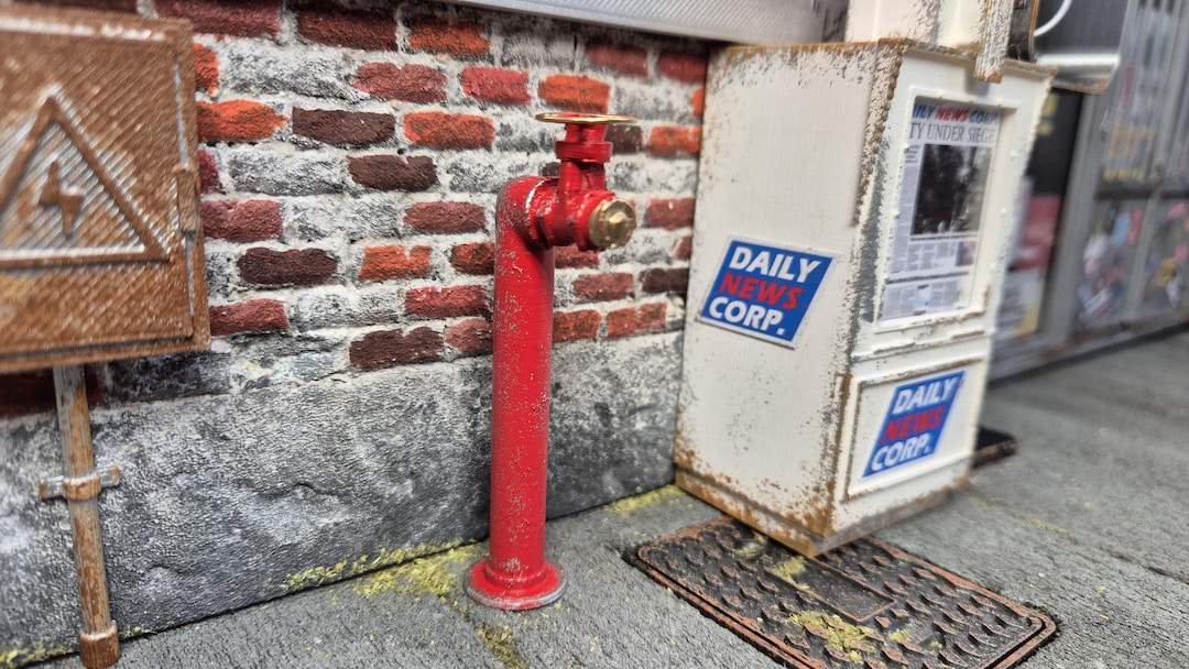 Fire Hydrant Outlet for 1/12 Scale Diorama - Etsy