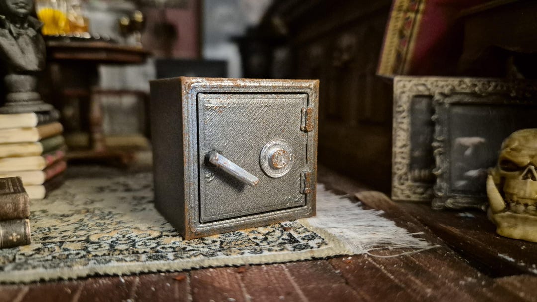 Victorian Safe 1/12 for Dollshouse Diorama - Etsy