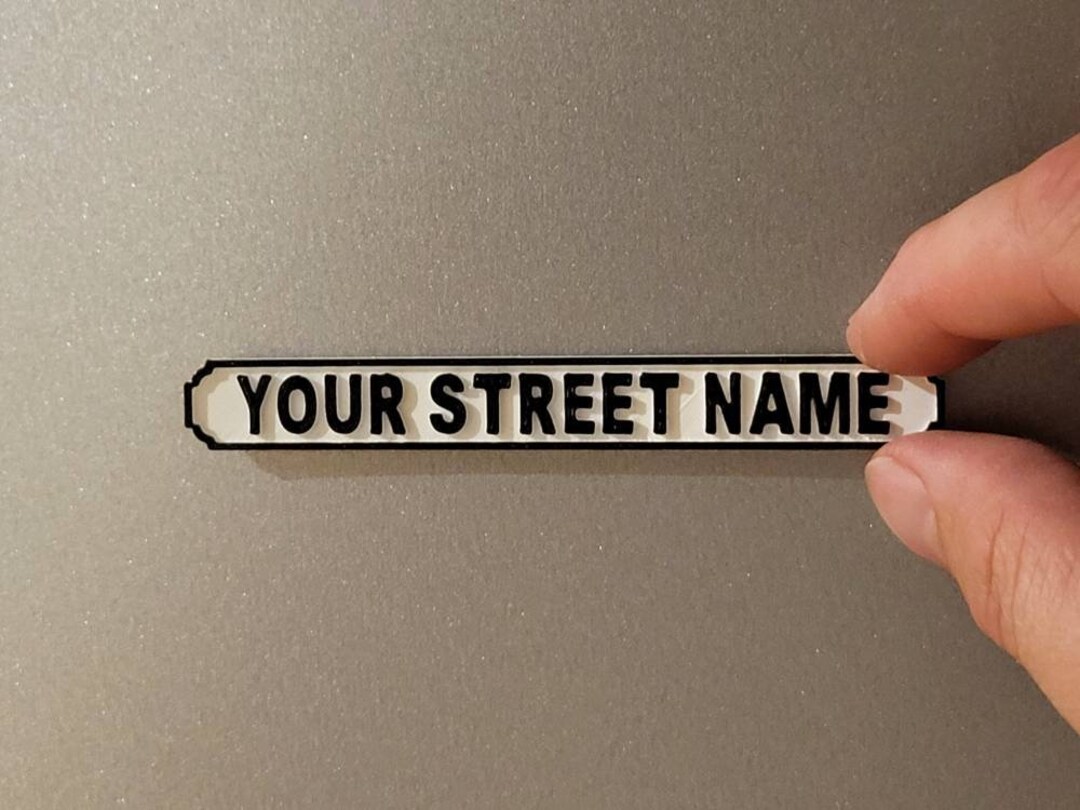 Your Street / Family Name /quote Fridge Magnet - Etsy