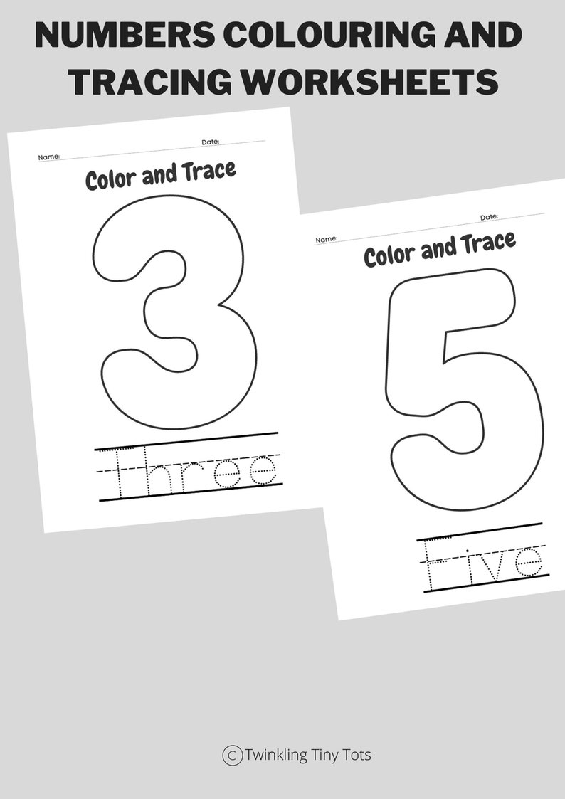 Number Tracing Worksheets Pdf / Math Preschoolers / Preschool ...