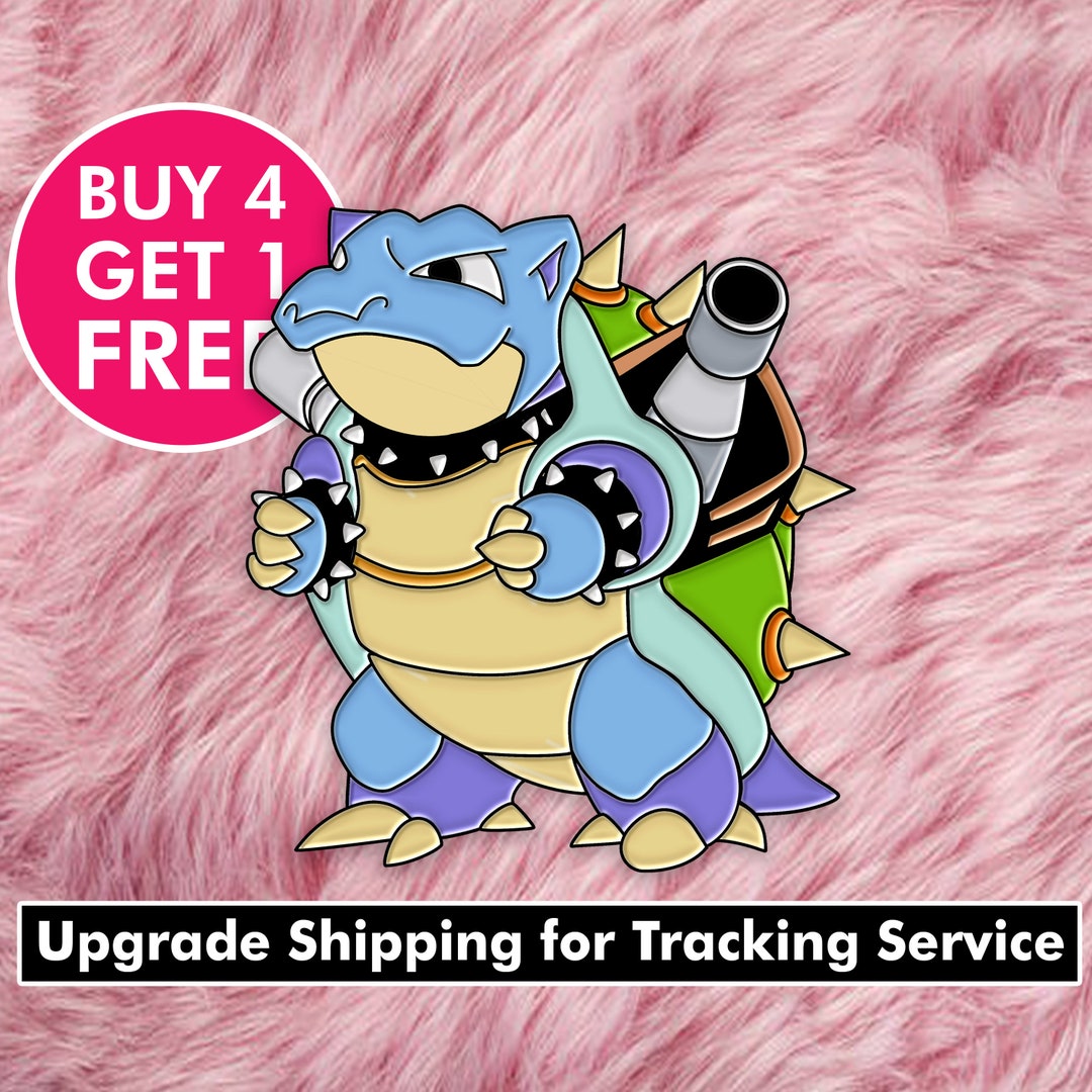 Blastoise Bowser Enamel Pin Super Mario Turtle Enamel Pins Anime Pin ...