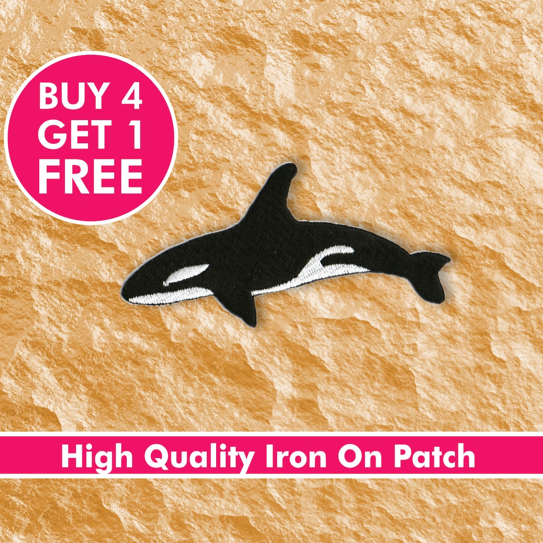 Wildlife Whale Patch Animal Orca Patches Iron on Patch - Etsy