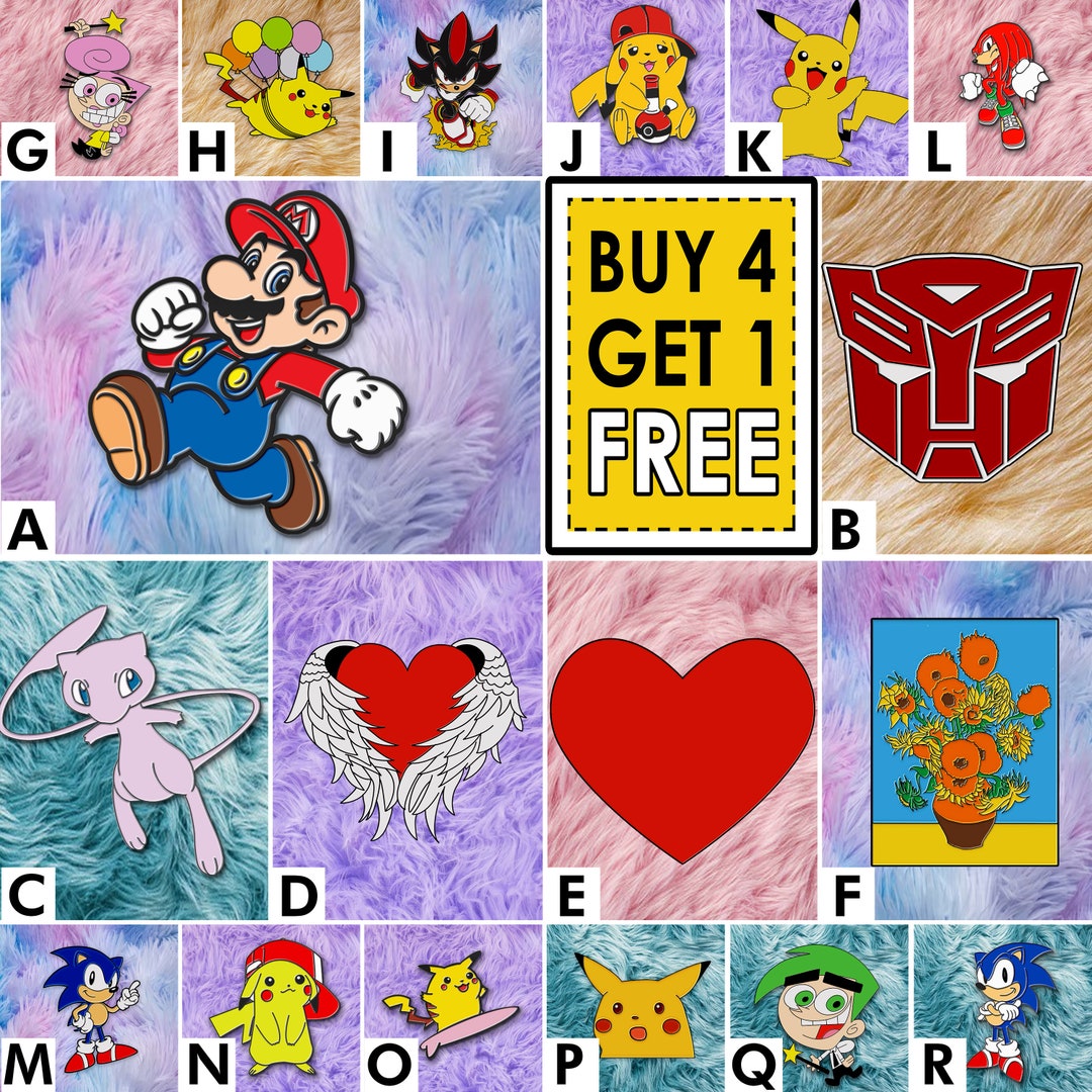 Funny Mario Enamel Pin Autobots Logo Enamel Pins Cute Pin Bag Pins ...