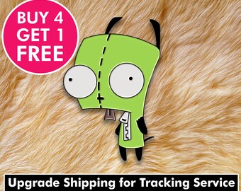 Invader Zim-gir Enamel Pin for Clothes Backpacks and More - Etsy