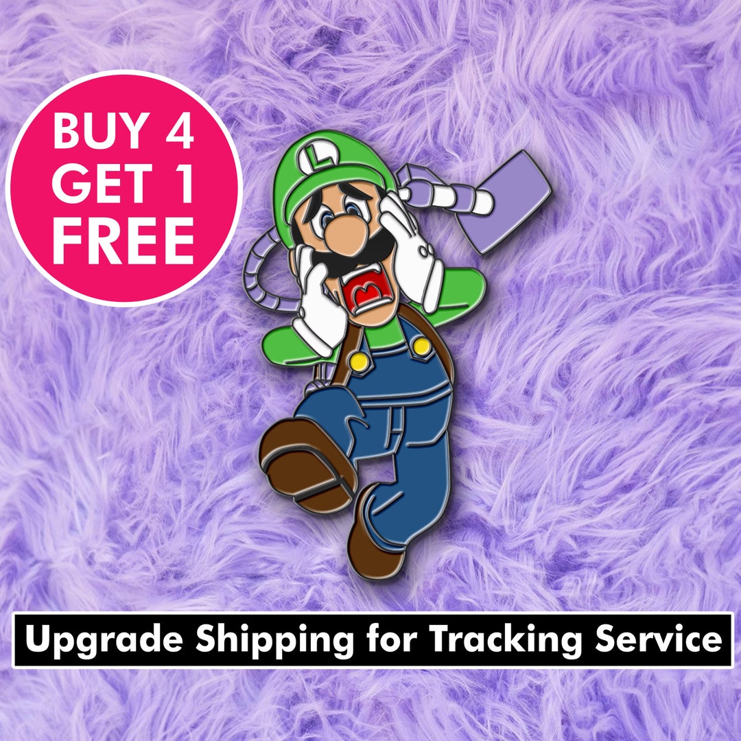 Haunted Mansion Luigi Enamel Pin Super Mario Ghost Enamel Pins - Etsy