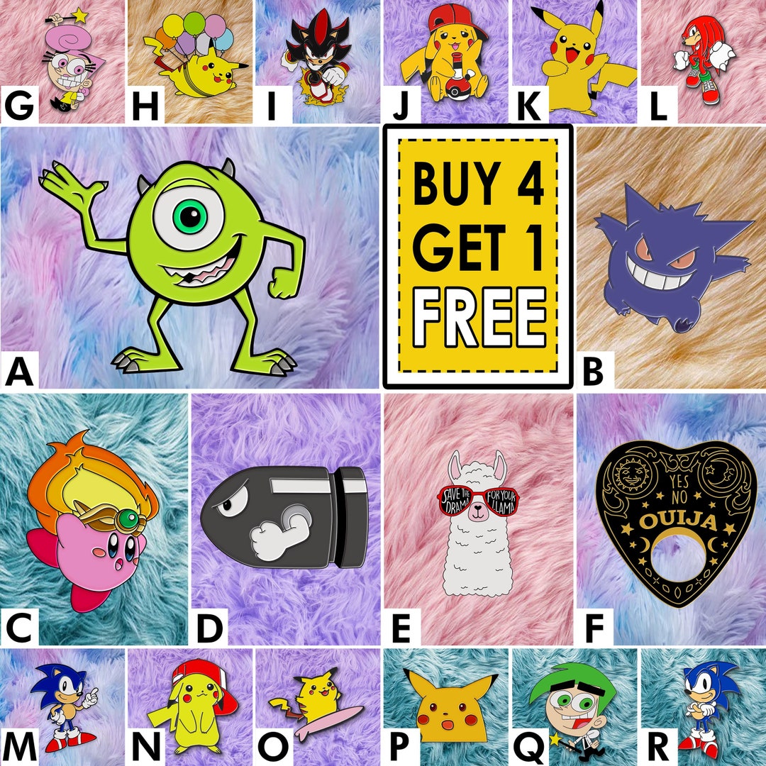 Mike Wazowski Cyclops Enamel Pin Gengar Monster Enamel Pins - Etsy