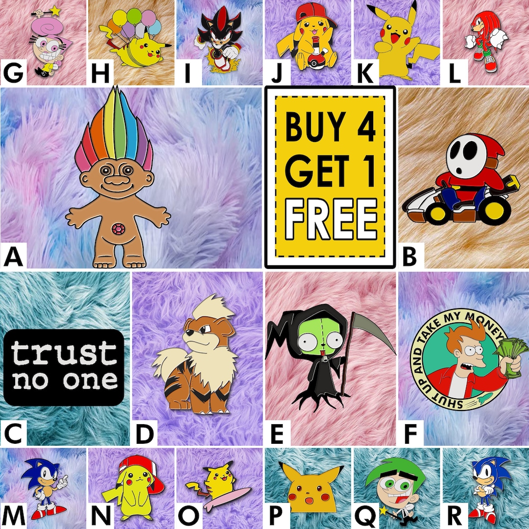 Trolls Fairy Enamel Pin Shy Guy Ghost Enamel Pins Funny Pin Hat Pins ...