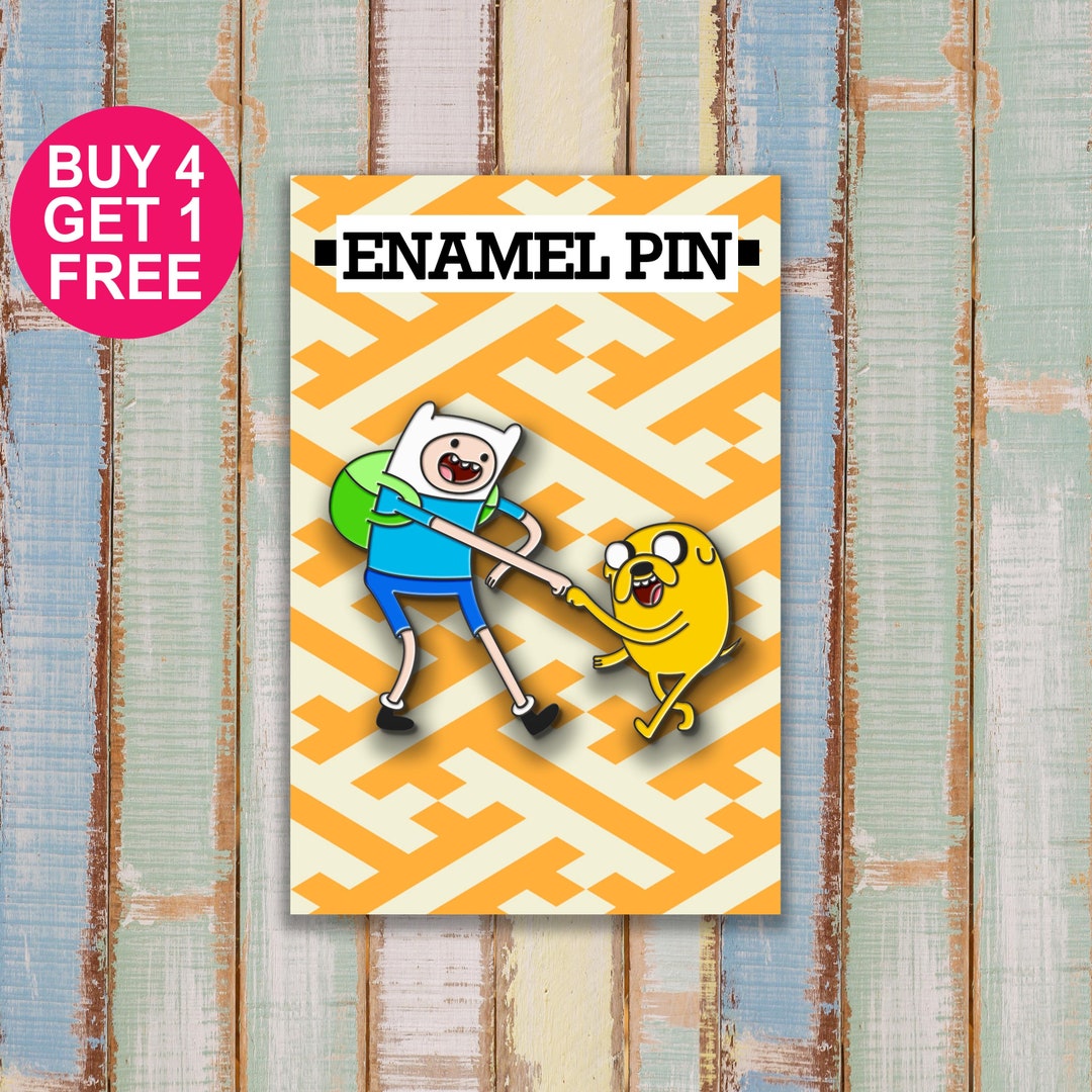 Jake Adventure Enamel Pin Cartoon Dog Enamel Pins Anime Pin Jacket Pins ...