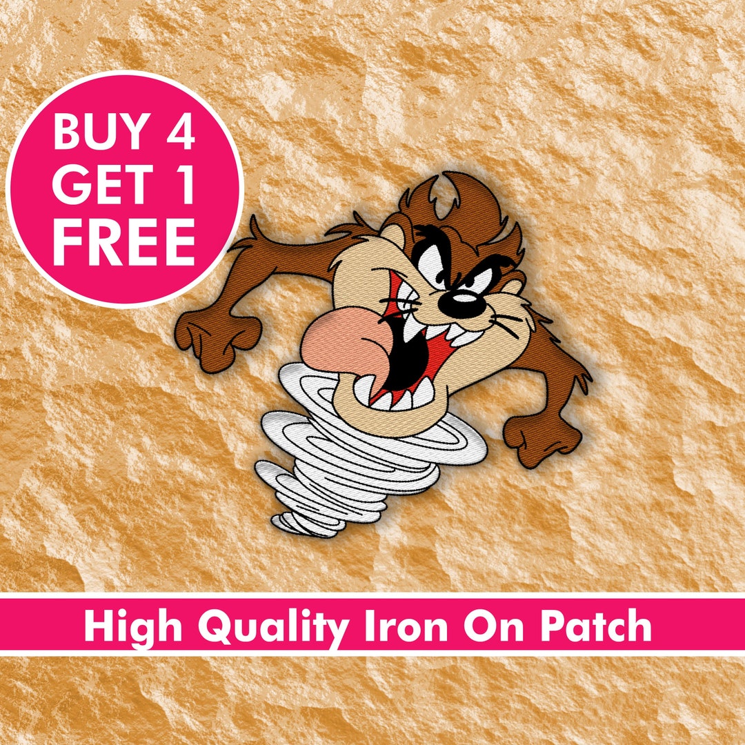 Cool Tasmanian Devil Patch Bear Anime Patches Iron on Patch - Etsy