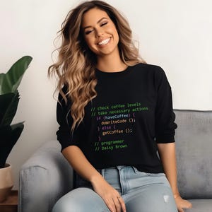 Personalized Coffee Python Code Programming Tshirt, Coffee Lovers, IT Computer Science Tee ...