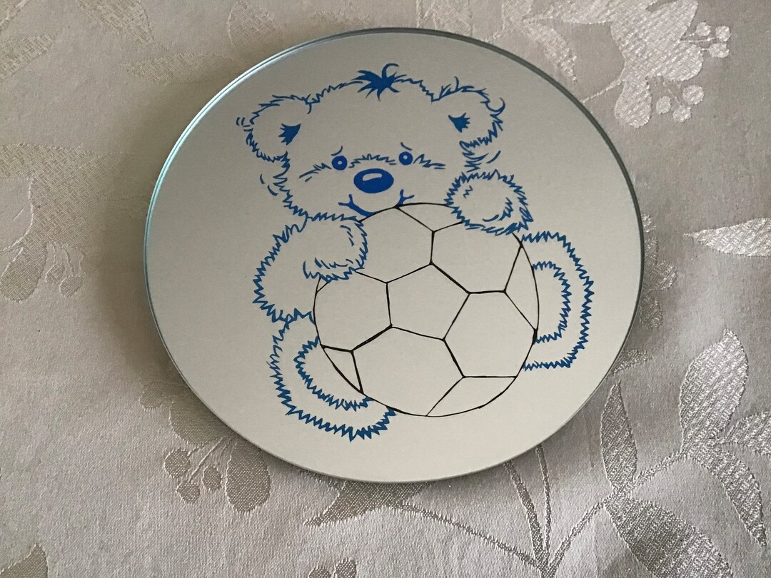 Round Teddy Bear Mirror on Stand - 15 Cm - Etsy