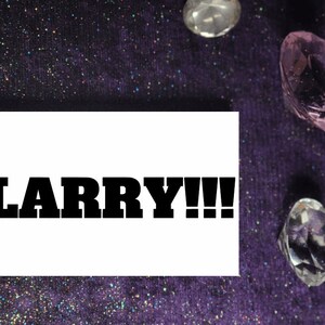 Larry! Vinyl Decal in Shimmering Holographic or Alternate Colors Made ...