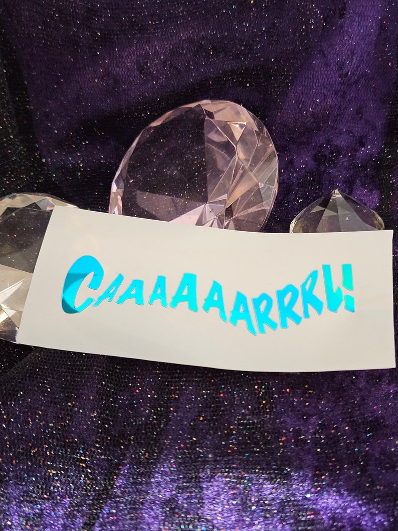 Carl! Vinyl Decal in Shimmering Holographic or Alternate Colors Made ...