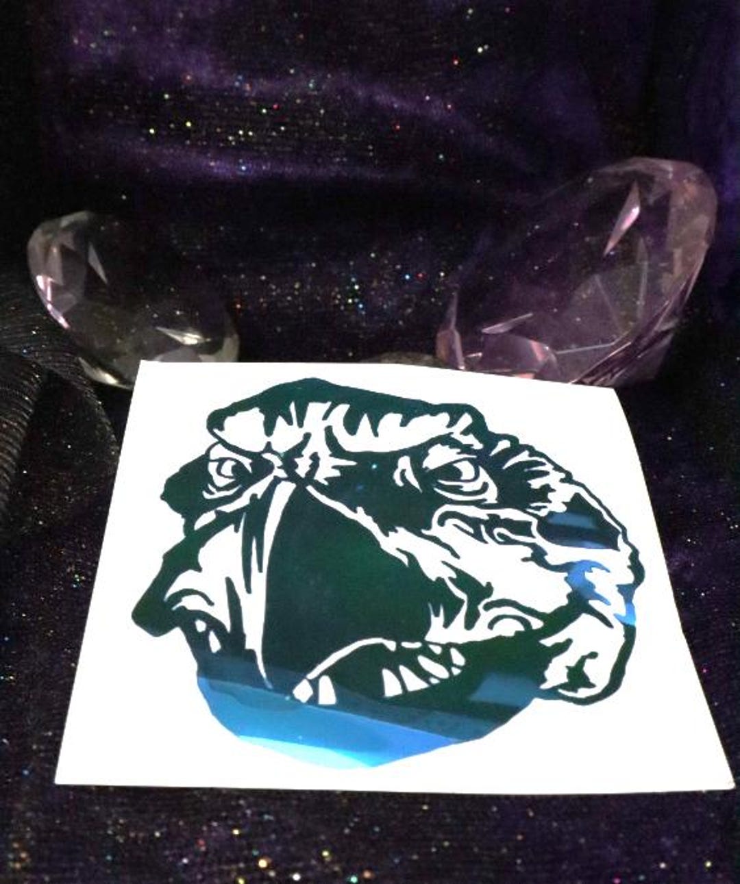 Skeksis Chamberlain Inspired Vinyl Decal in Shimmering Holographic or ...