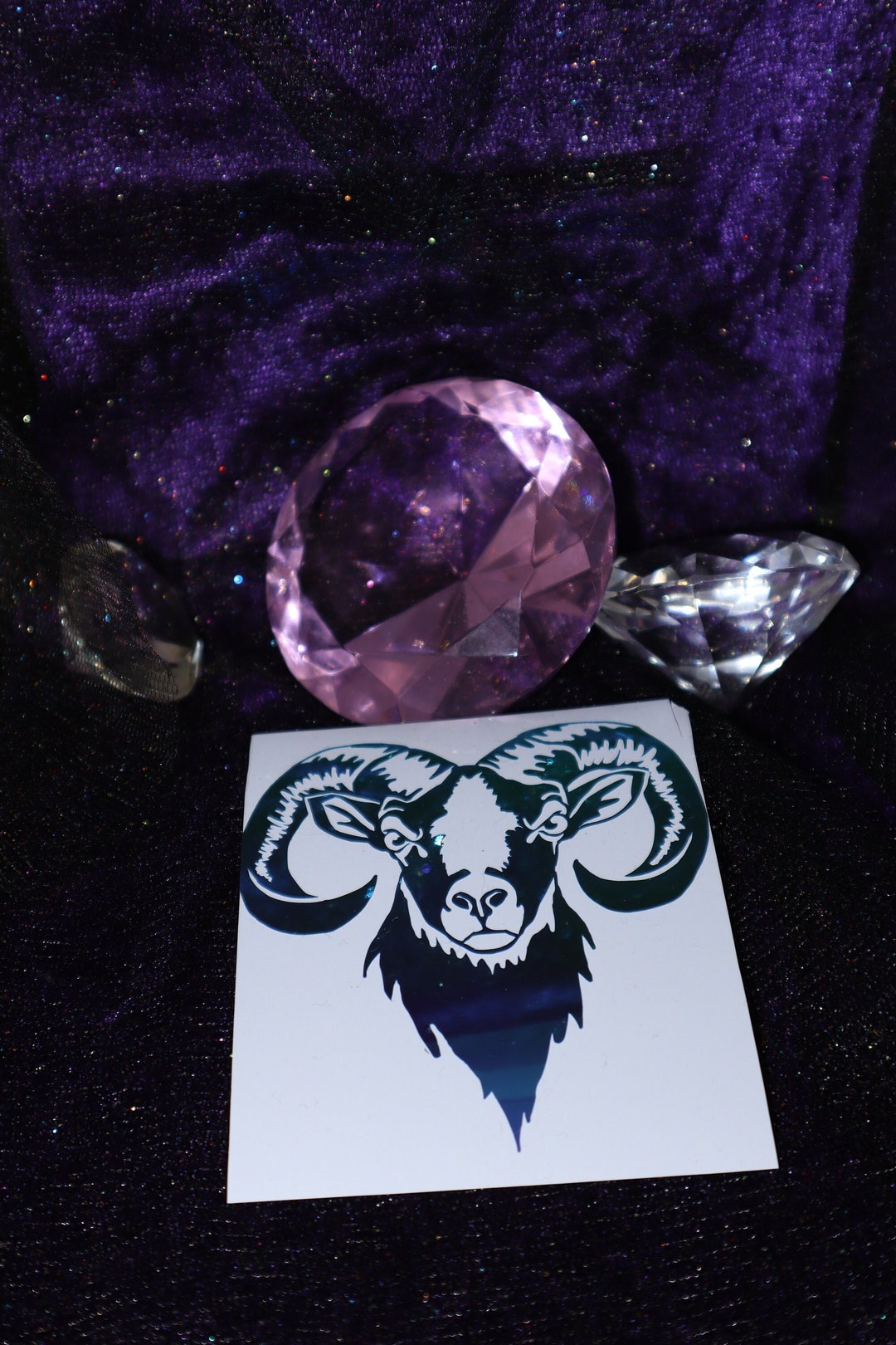 Ram Vinyl Decal in Shimmering Holographic or Alternate Colors Made From ...