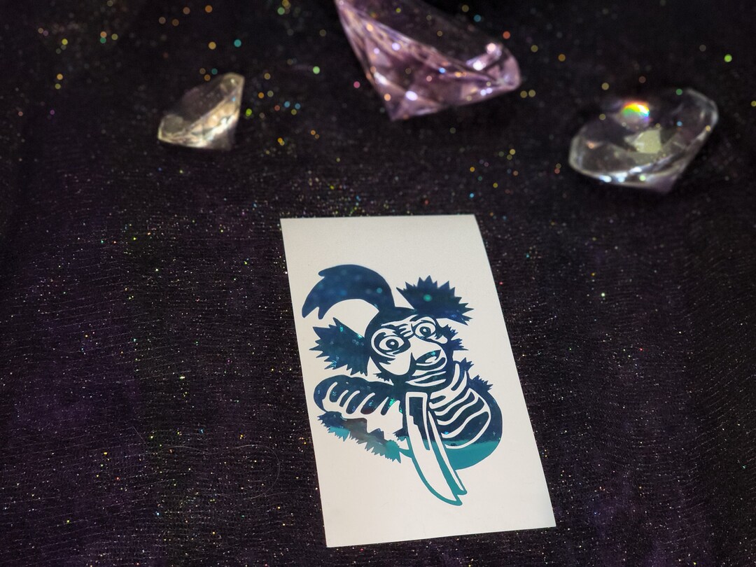 Labyrinth Inspired Worm Vinyl Decal in Shimmering Holographic or ...