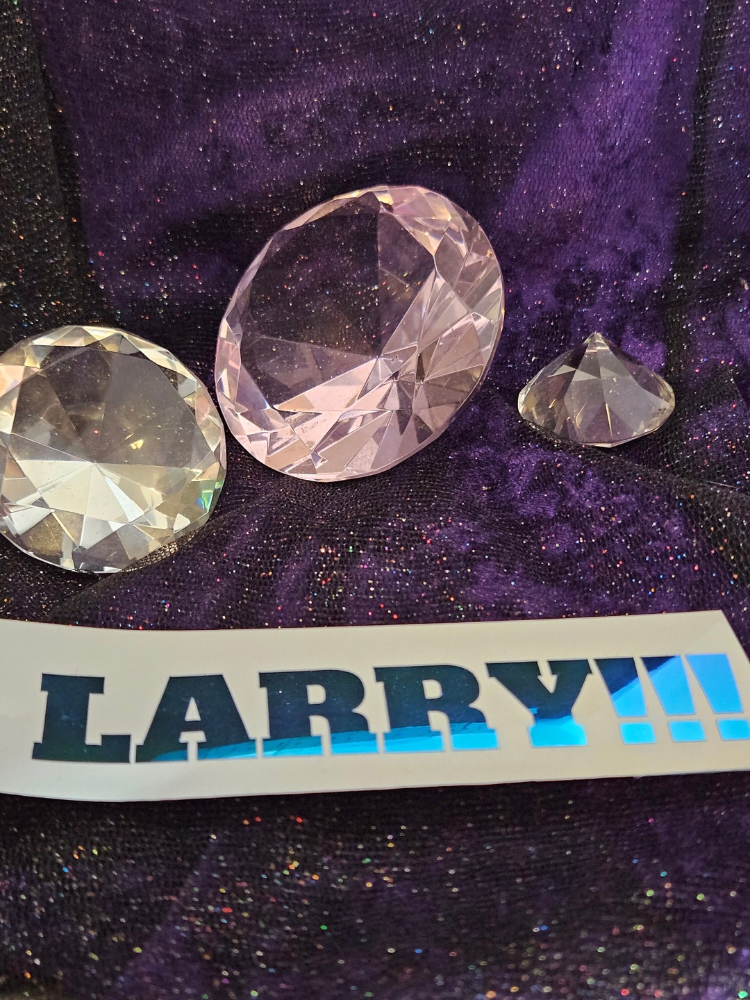 Larry! Vinyl Decal in Shimmering Holographic or Alternate Colors Made ...