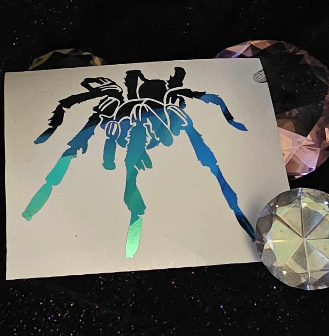 Tarantula Vinyl Decal in Shimmering Holographic or Alternate Colors ...
