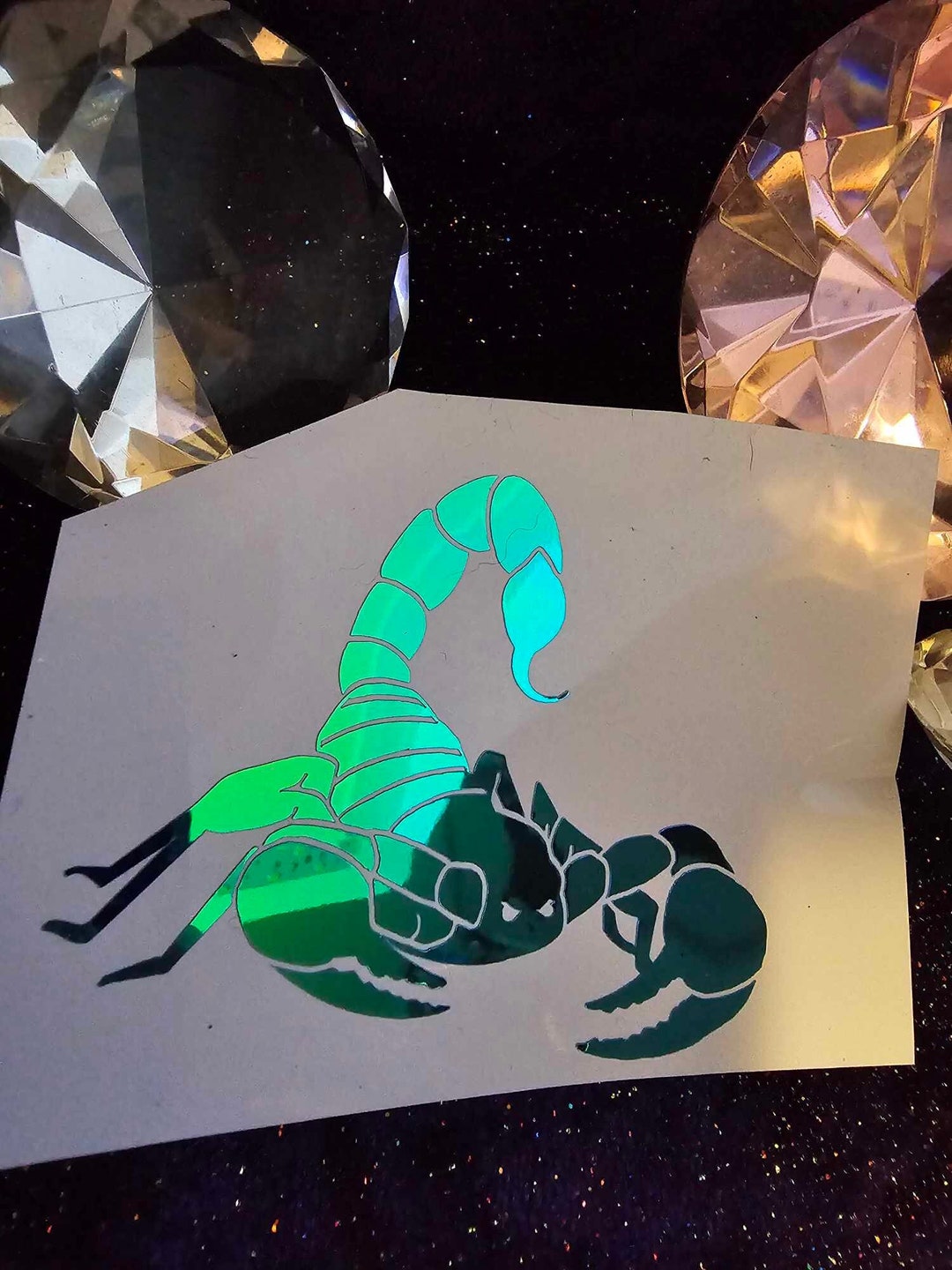 Scorpion Vinyl Decal in Shimmering Holographic or Alternate Colors Made ...