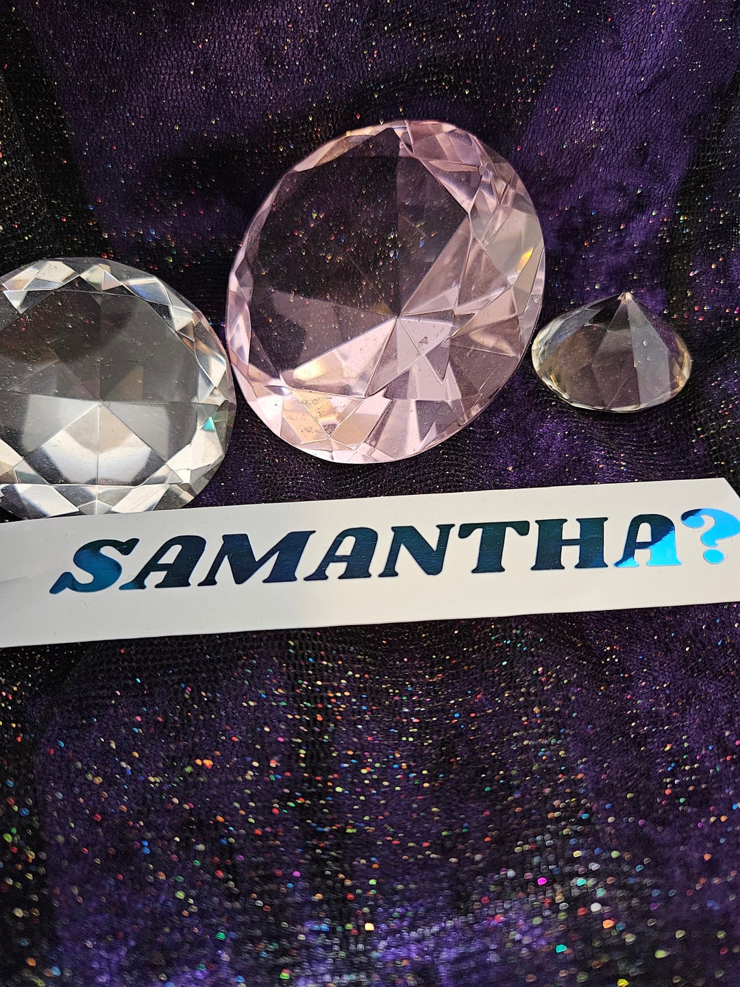 Samantha? Vinyl Decal in Shimmering Holographic or Alternate Colors ...