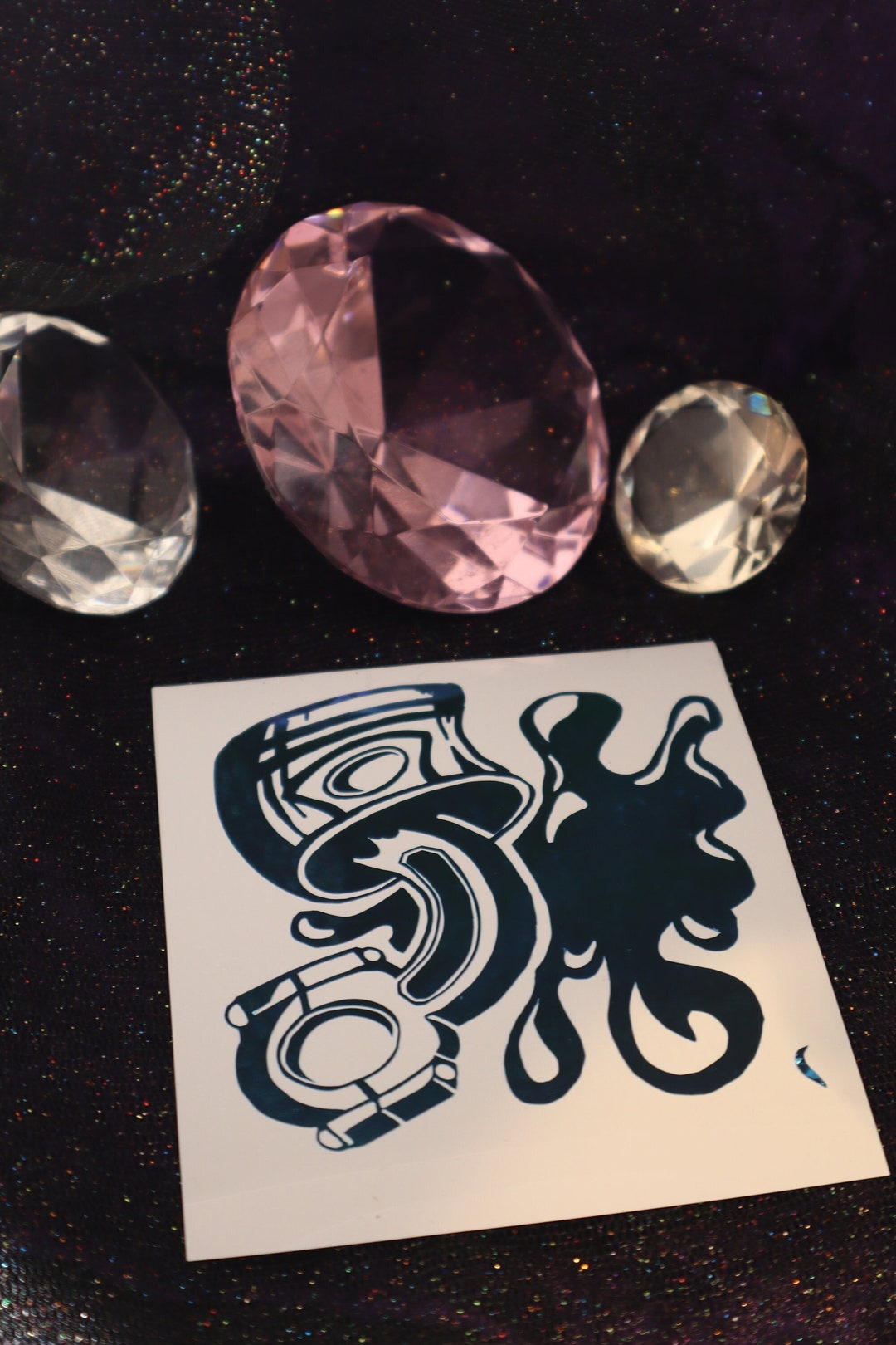Piston Splat Vinyl Decal in Shimmering Holographic or Alternate Colors ...