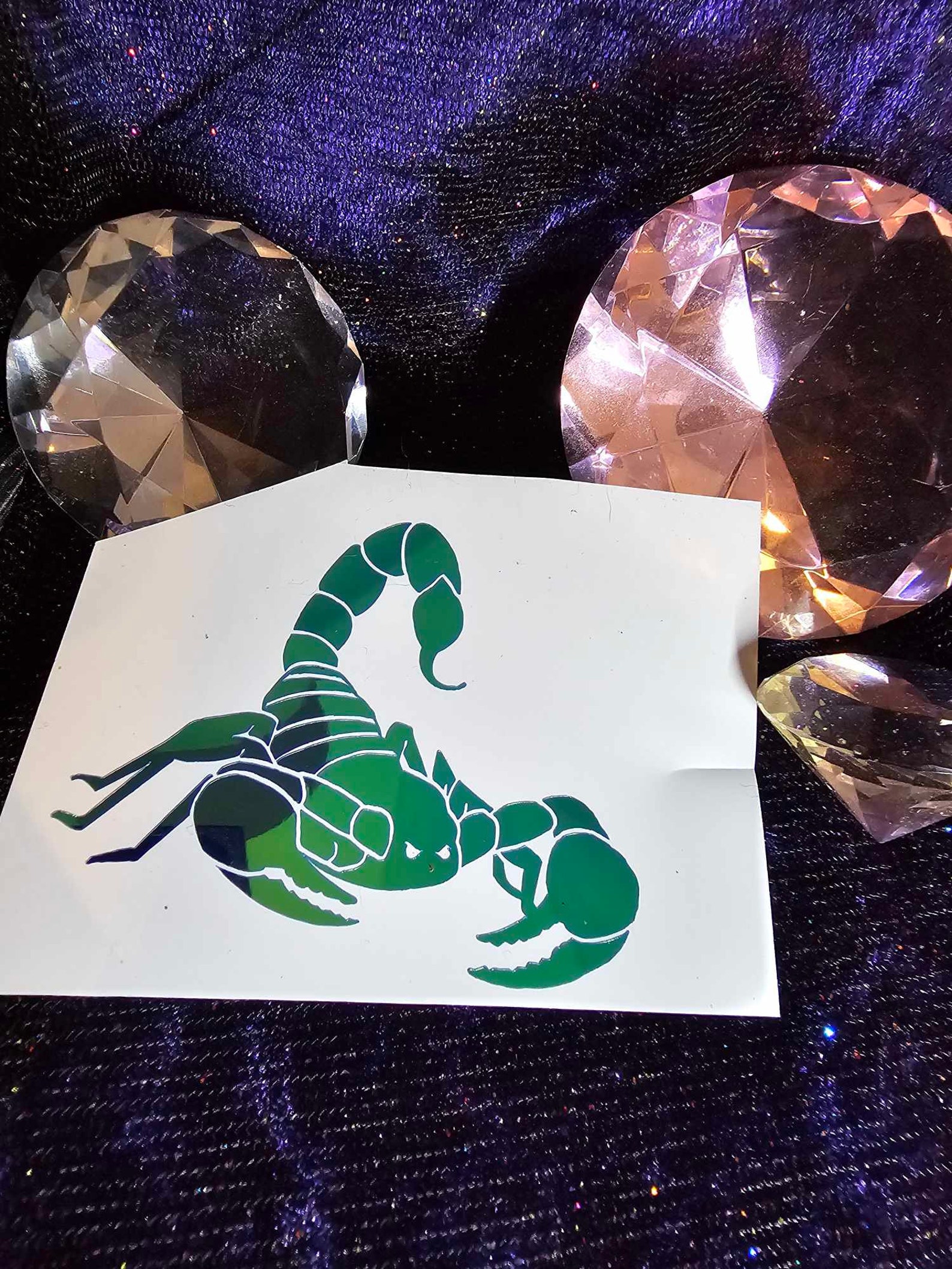 Scorpion Vinyl Decal in Shimmering Holographic or Alternate Colors Made ...