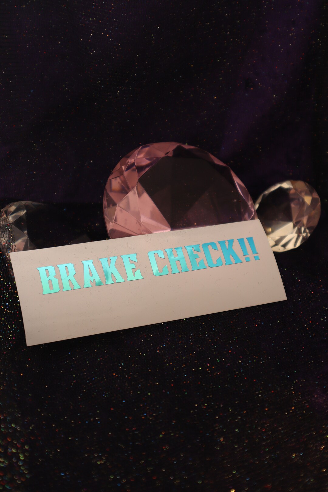 Brake Check!! Vinyl Decal in Shimmering Holographic or Alternate Colors ...