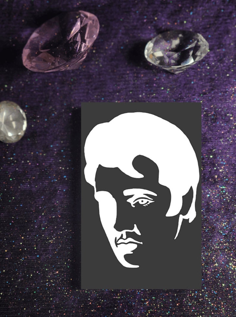 Elvis Head Vinyl Decal in Shimmering Holographic or Alternate Colors ...