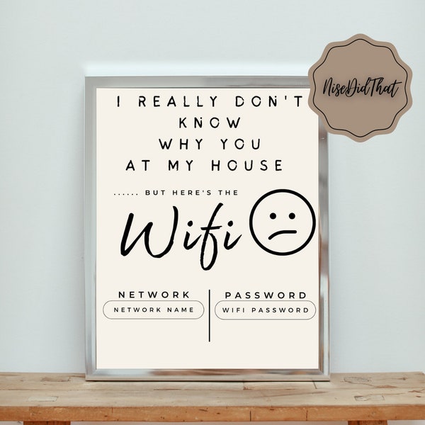 Wifi Sign - Etsy