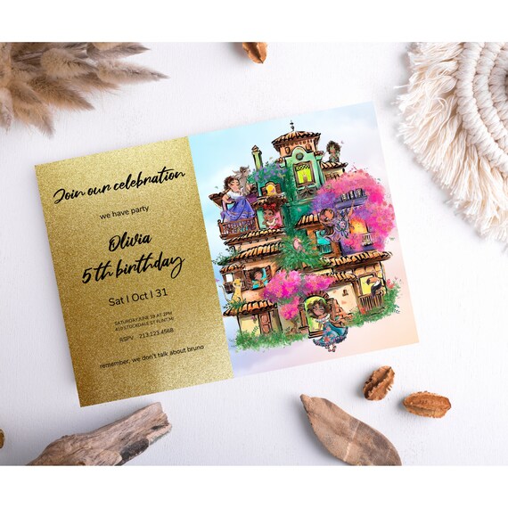 ENCANTO BIRTHDAY Editable Mirabel Party Invitation Kids Card - Etsy