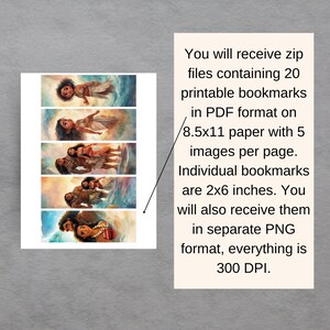 Moana Bookmark Printable, Hawaiian Moana Digital Bookmark Gift, Book ...