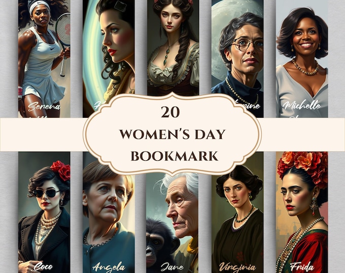 PRINTABLE Feminist Bookmarks, Empowering Women Bookmarks, Bookmarks ...