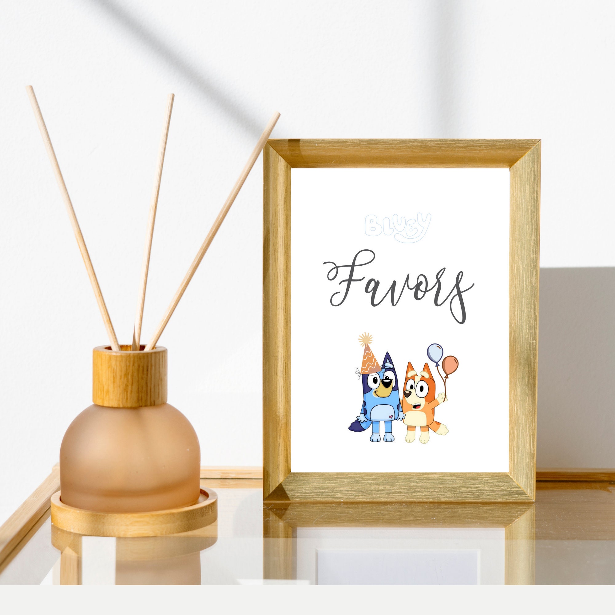 Bluey Birthday Favors Sign Bluey Table Sign Bluey Favors - Etsy Denmark