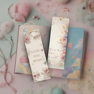 Mothers Day Bookmark Printable, Mothers Day Bookmark Gift, Bookmark ...