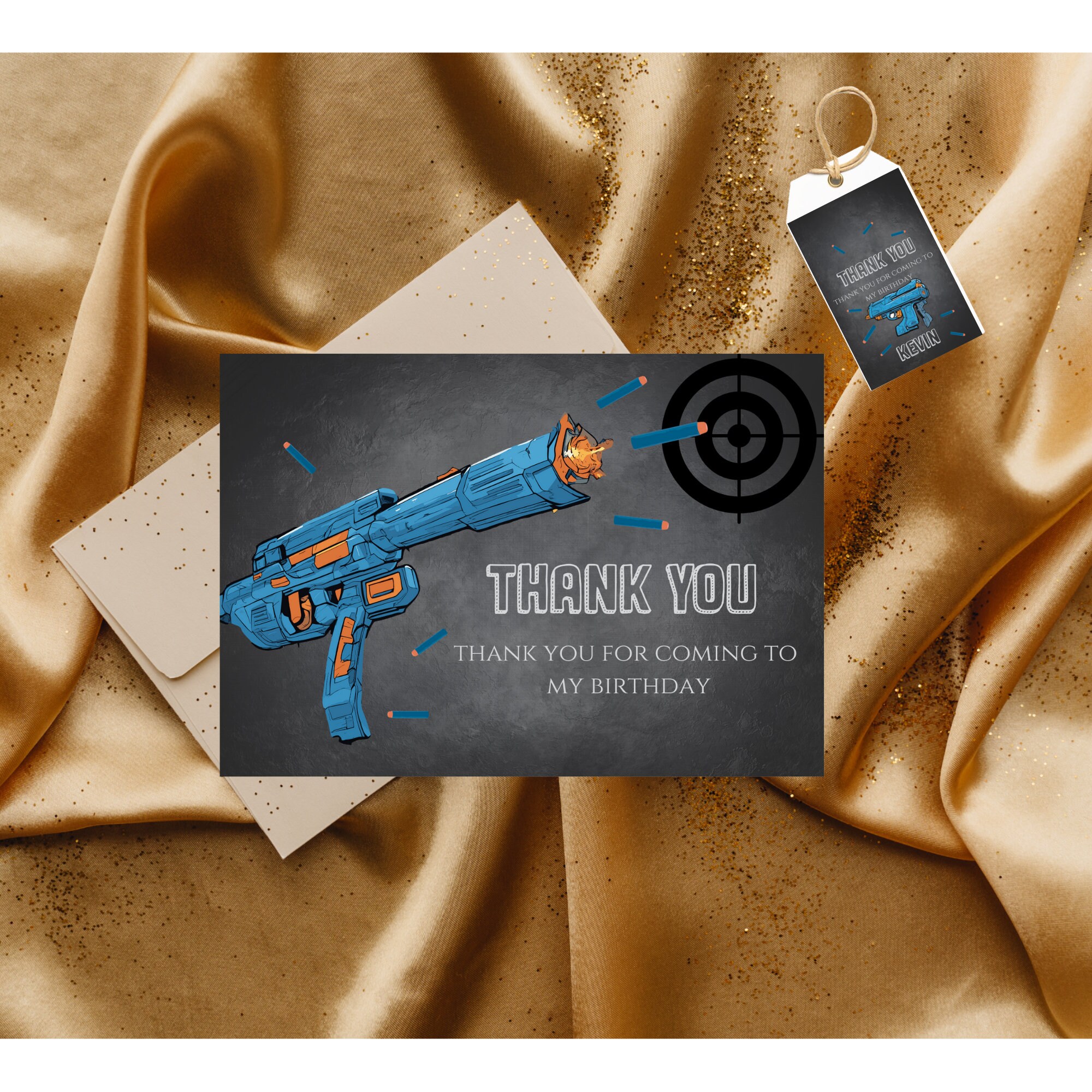 Nerf Gun Birthday Invitation Dart War Invite Dart Gun - Etsy