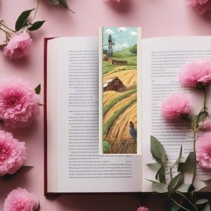 Farm Bookmark Printable, Farm Gift, Dog, Horse, Pig, Bookmark Gift, PDF ...