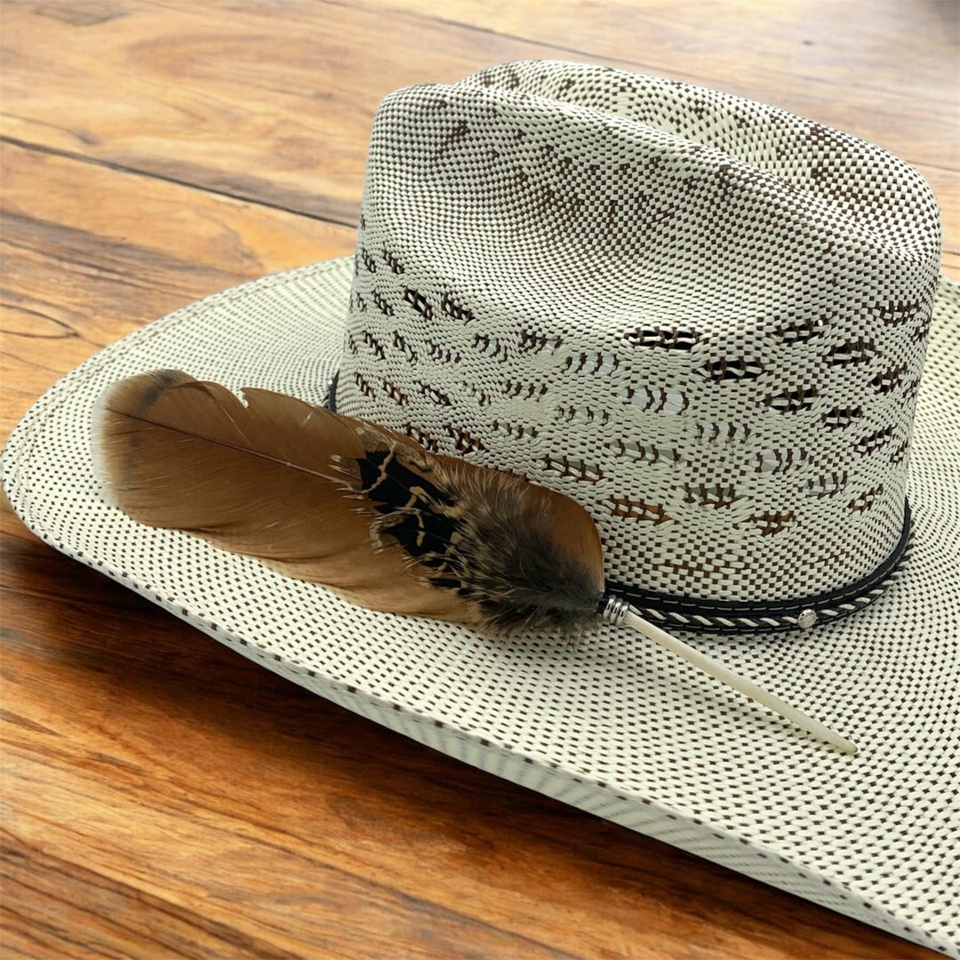 Hat Feather, Cowboy Hat Feather, Western Feather, Hand Crafted Hat ...