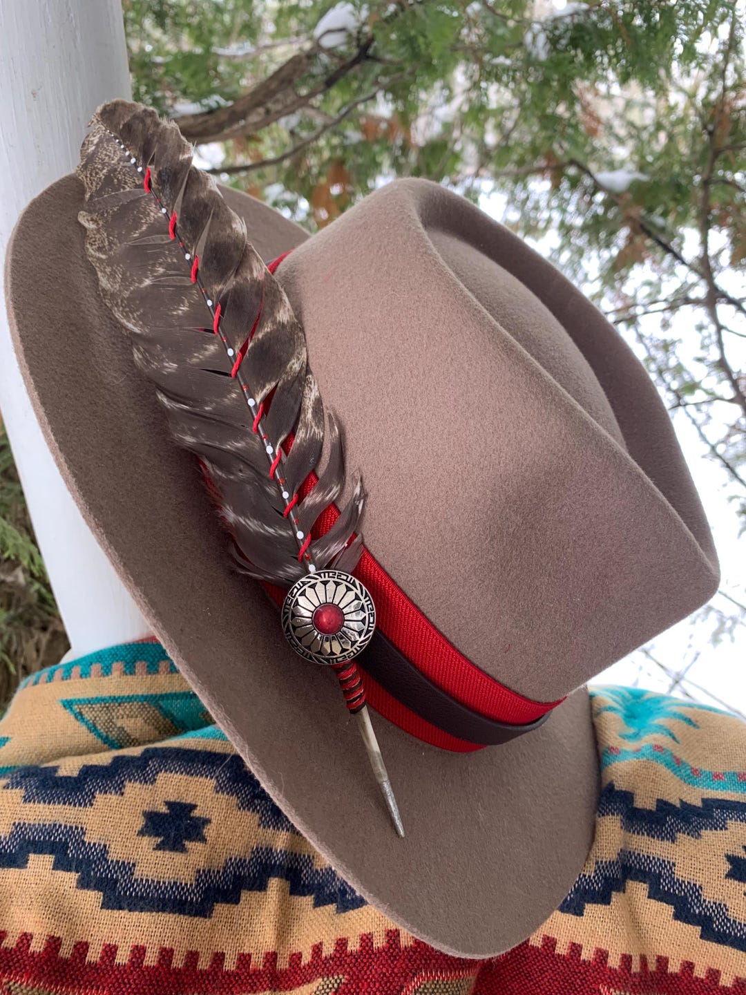 Hat Feather, Fedora Hat Feather, Hand Crafted Hat Feather, Hat ...