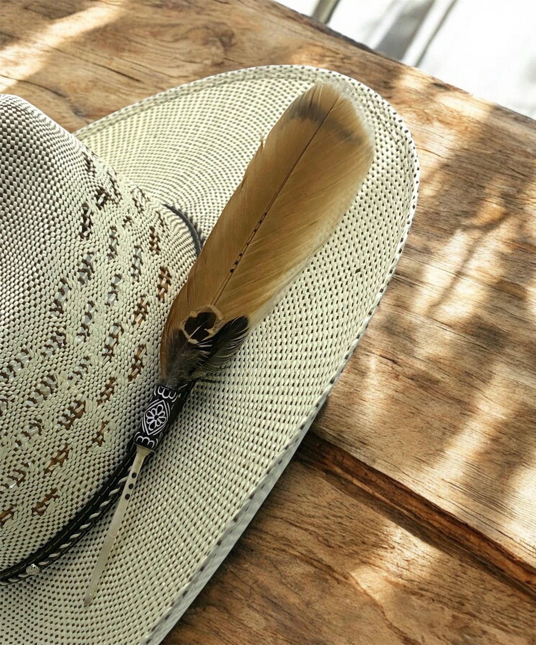 Hat Feather, Cowboy Hat Feather, Western Feather, Hand Crafted Hat ...