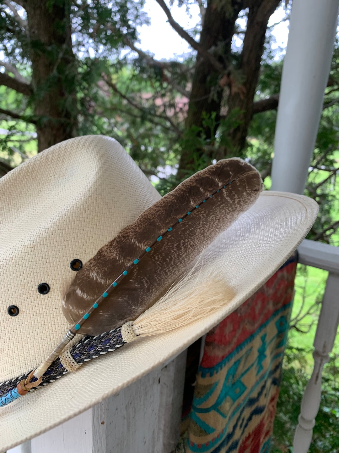 Cowboy Hat Feather, Hat Feather, Wind String Cowboy Hat Feather ...