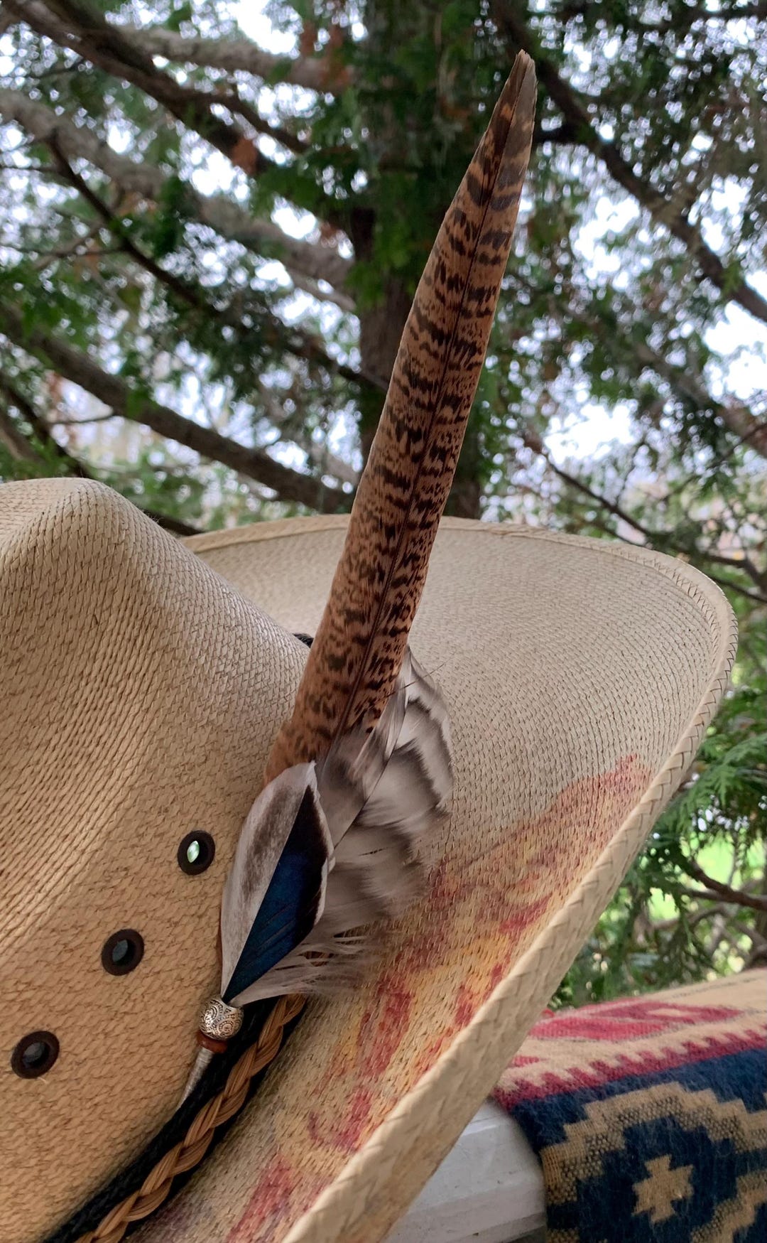 Hat Feather, Cowboy Hat Feather, Hand Crafted Hat Feather, Fedora Hat ...