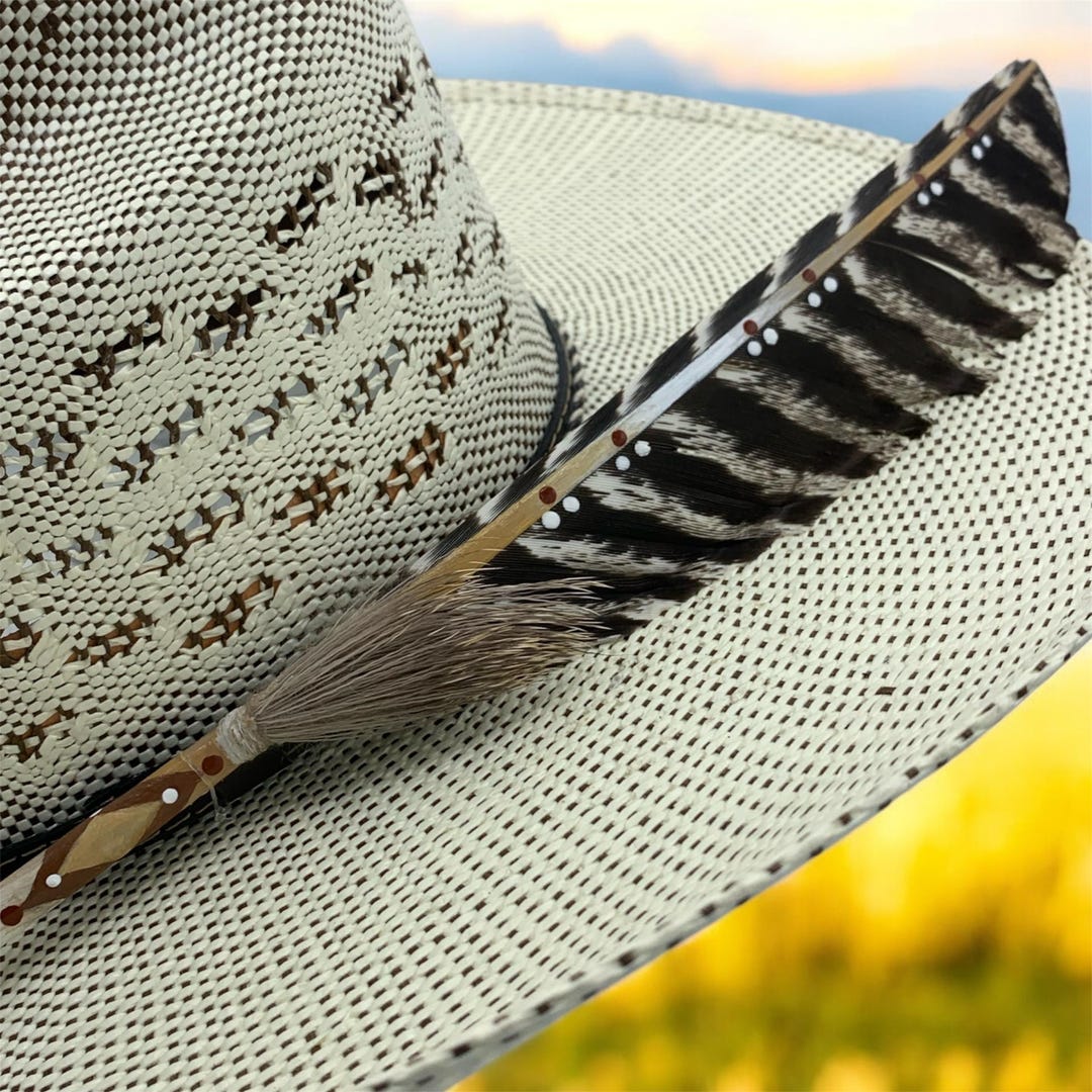 Hat Feather, Wild Quill Cowboy Hat Feather, Western Feather, Hand ...