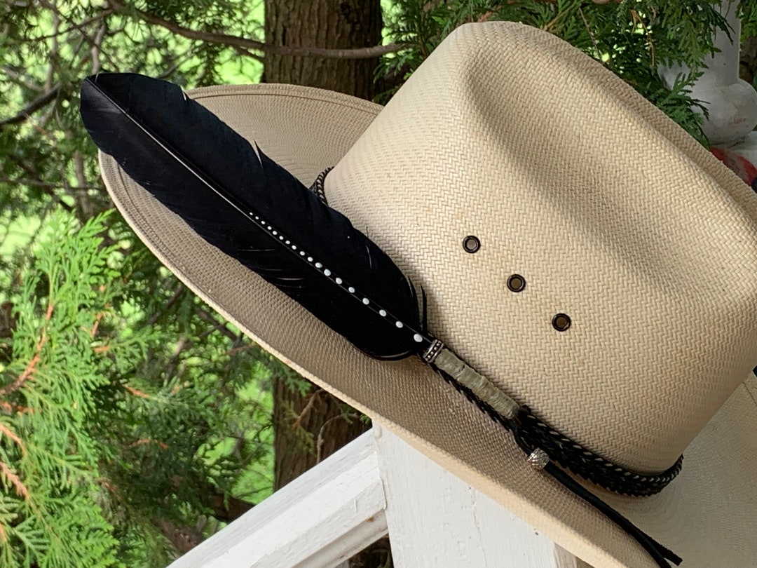 Wind String Traditional Cowboy Hat Feather, Hat Feather, Western ...