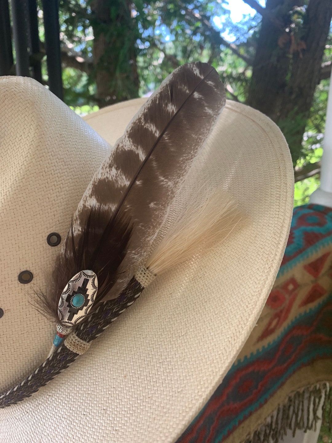 Cowboy Hat Feather, Natural Feather for Hat, Western Feather, Hand ...