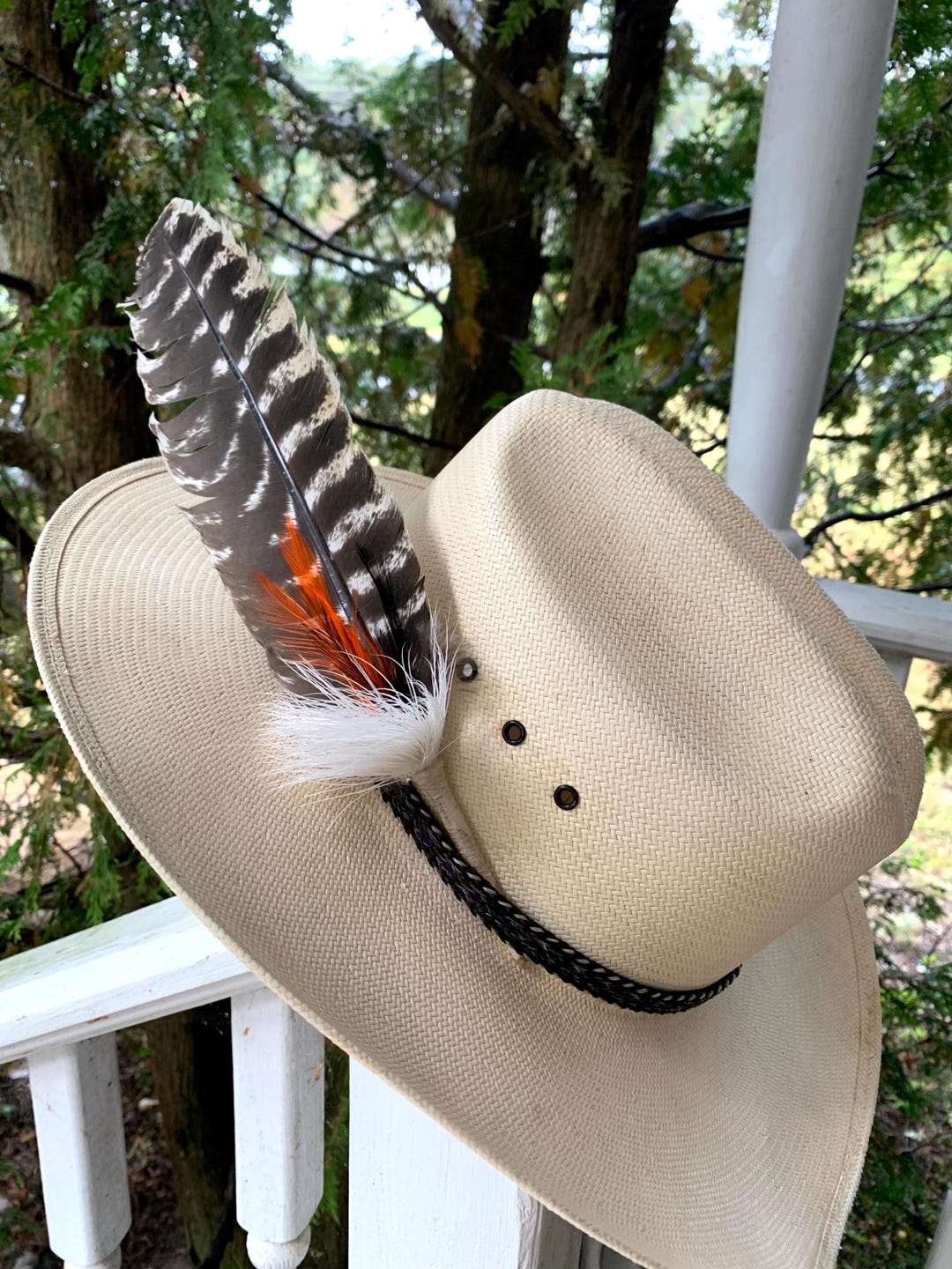 Cowboy Hat Feather, Western Feather, Hand Crafted Hat Feather ...